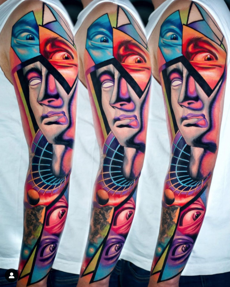Los saturadísimos colores de los tatuajes de Leonardo Tattoos | Inklove
